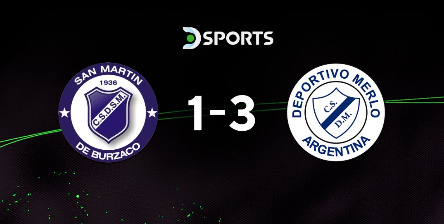 Dep. Merlo supera por 3-1 a San Martín Burzaco tras dar vuelta el ...